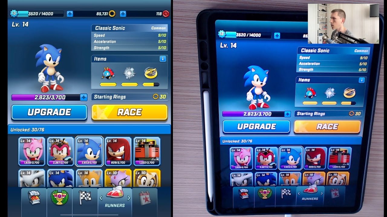 Sonic Forces (iOS, Android) CLASSIC SONIC - Character Review, Gameplay ...
