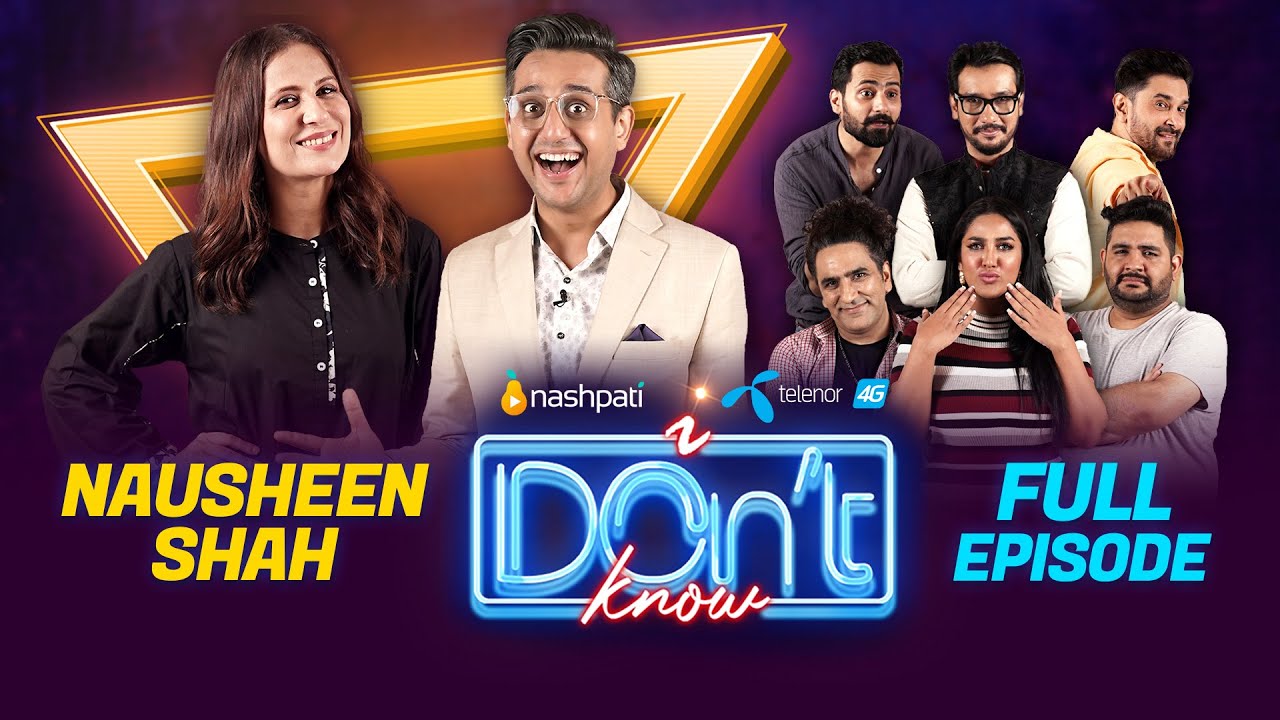 I Don't Know Presented By Telenor 4G | Nausheen Shah | Syed Shafaat Ali ...