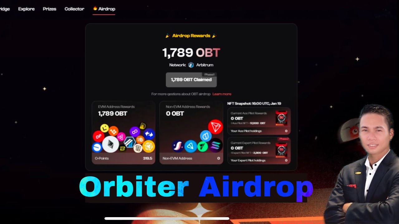 [Orbiter Finance Airdrop] Hướng dẫn claim token OBT - YouTube