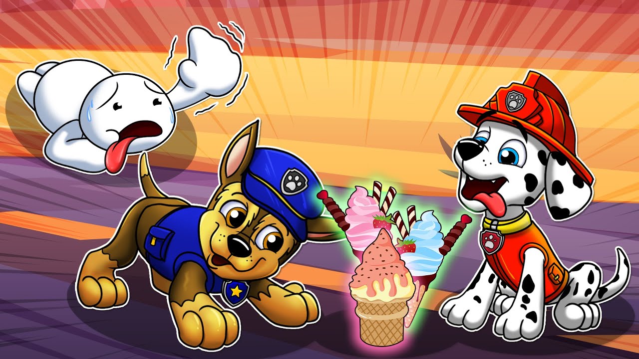 PAW PATROL Mighty Pups Rescue Save Movie - Mighty Pups On A Roll Nick ...