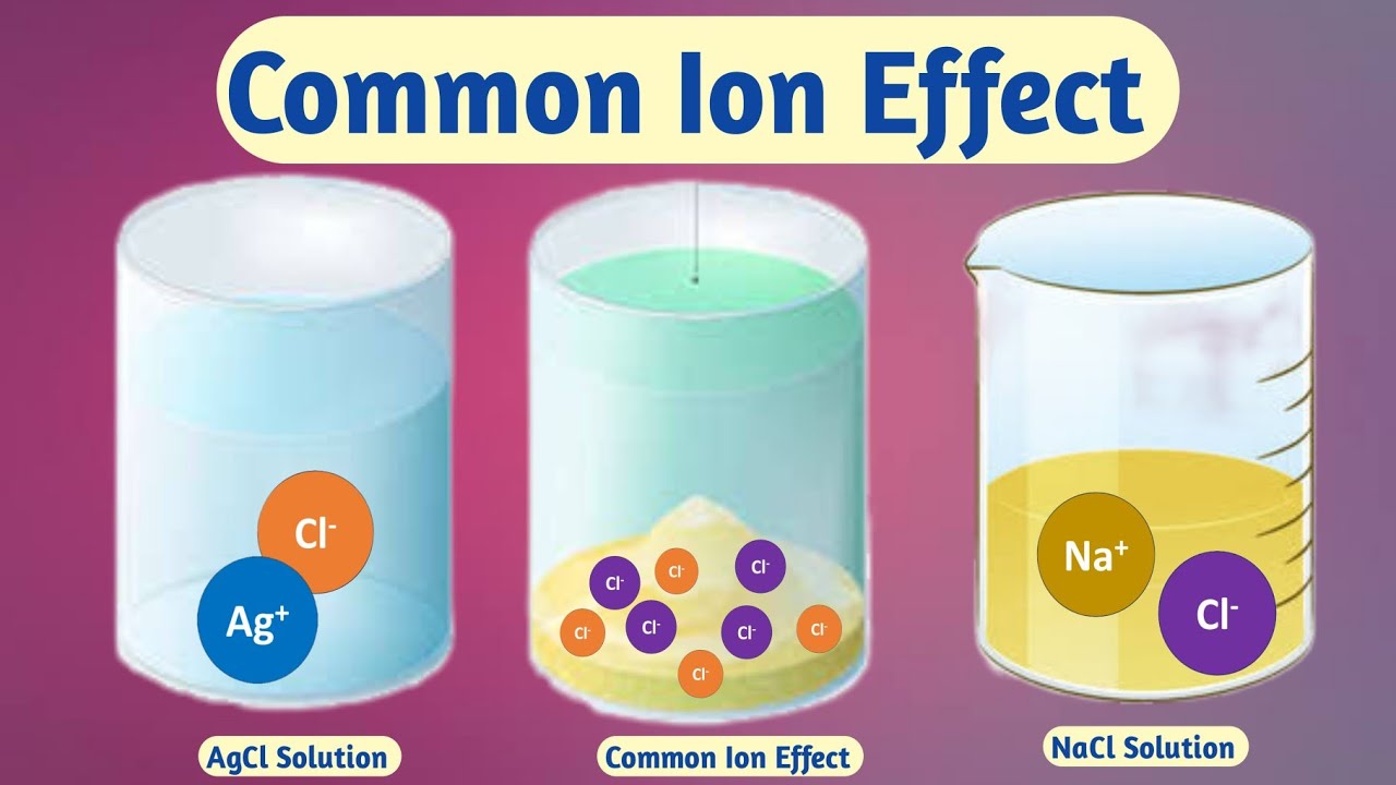 Common Ion Effect | Chemical Equilibrium #commonioneffect #class11chemistry - YouTube