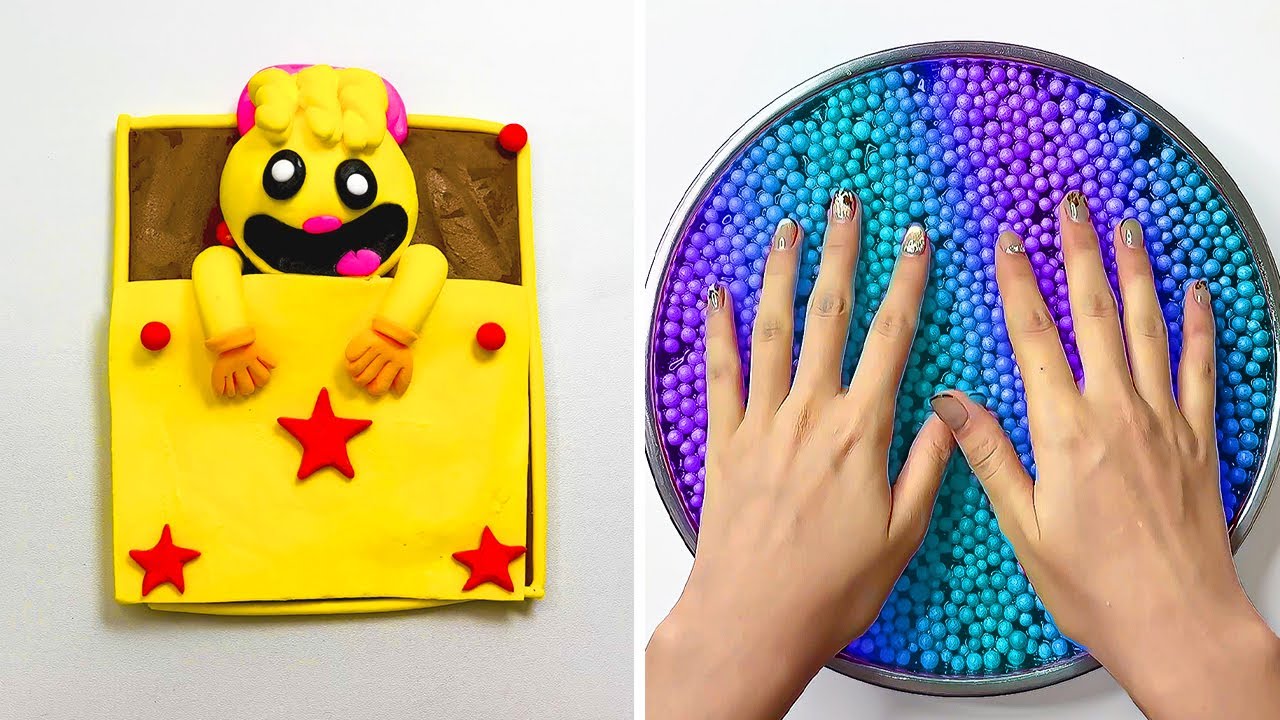 12 Hour Of Satisfying Slime ASMR and Clay Cracking for Stress Relief ...