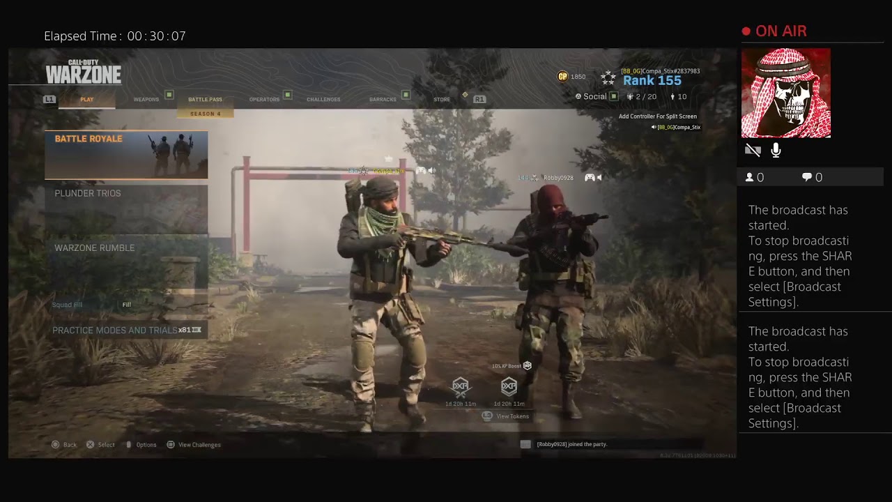Compa_Stix's Live PS4 Broadcast - YouTube
