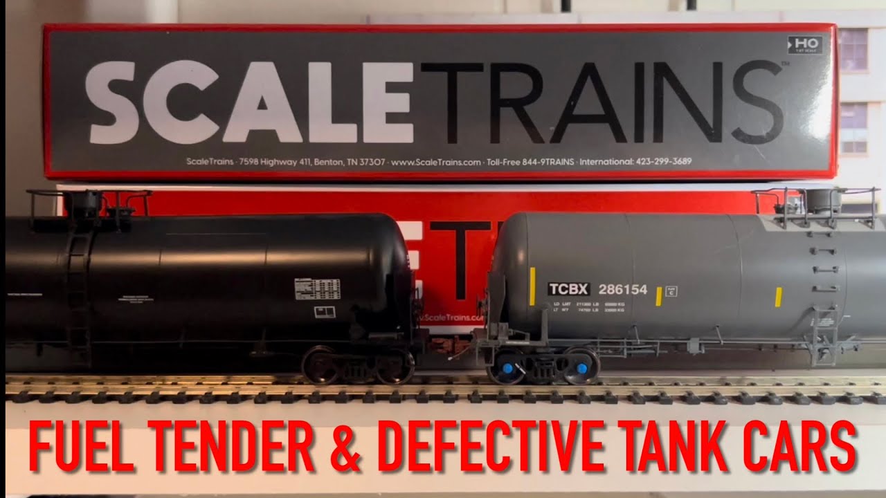 Scaletrains Fuel Tender & Defective Tanks Cars. Great buy? - YouTube