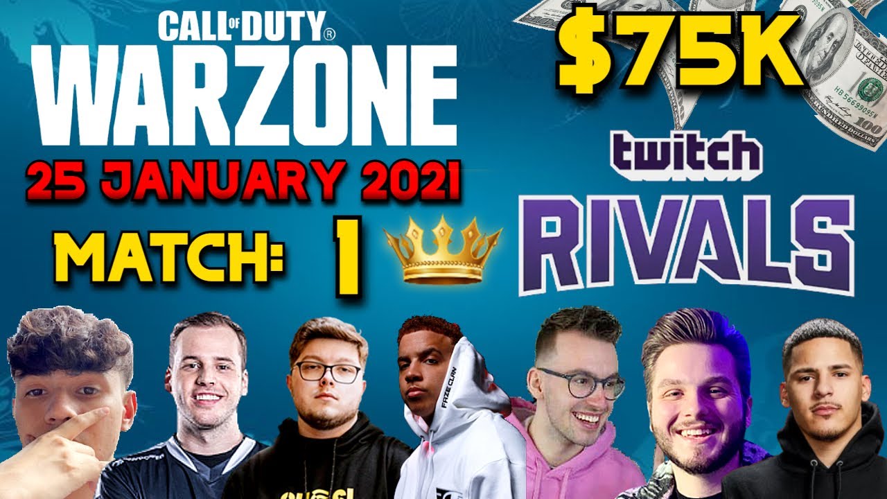 *NEW* WARZONE $75K Twitch Rivals: Warzone Showdown EU Tournaments ...
