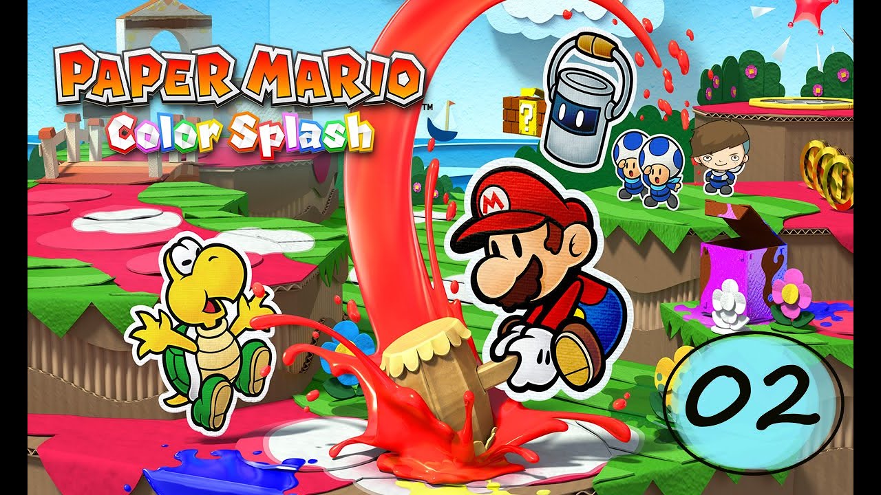 Paper Mario Color Splash WiiU #02 - YouTube
