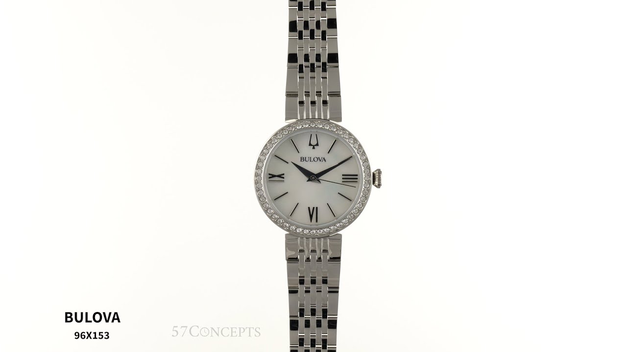 Bulova 96X153 Crystal Gift Set • Zegarek damski - YouTube