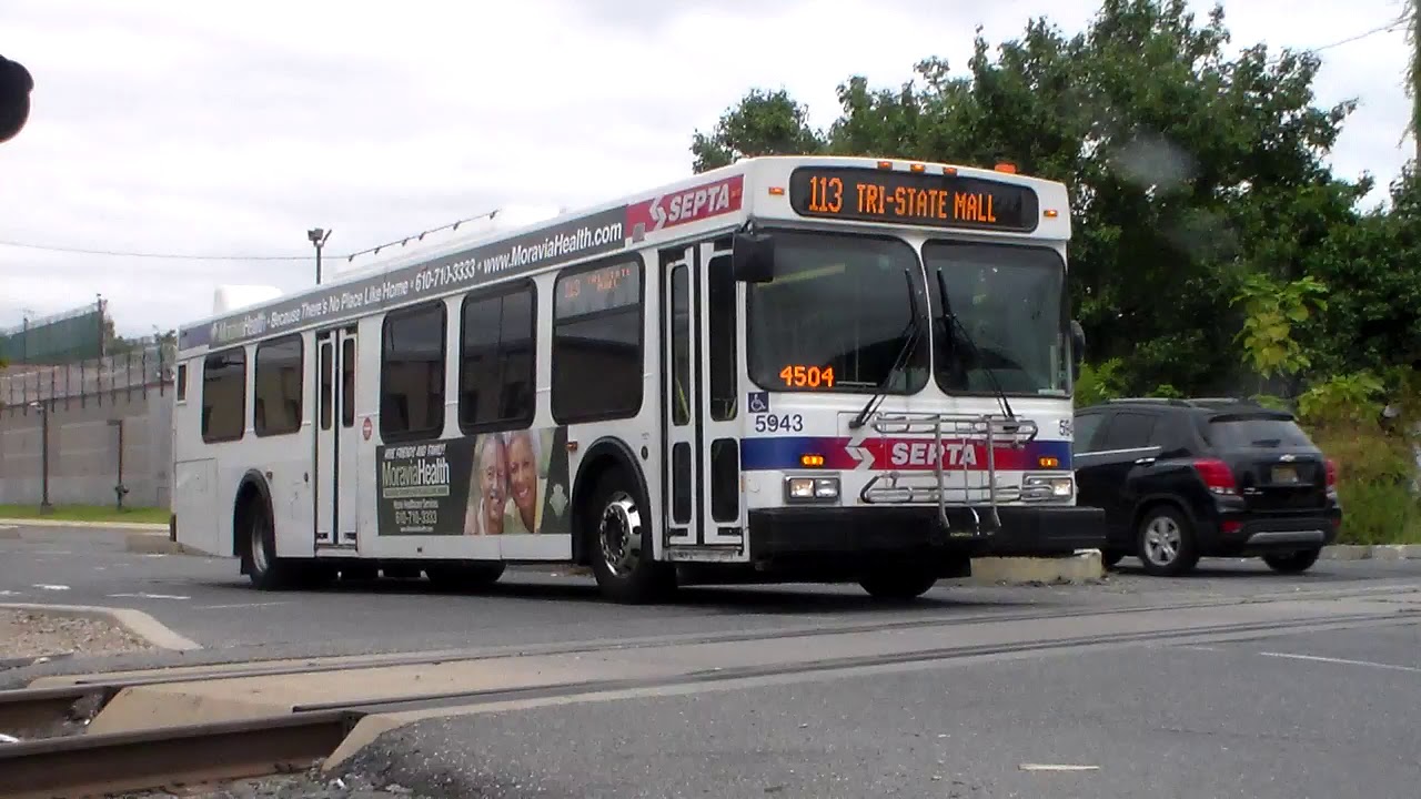 SEPTA BUS: NEW FLYER D40LF 5943 ON ROUTE: 113 PT7 - YouTube