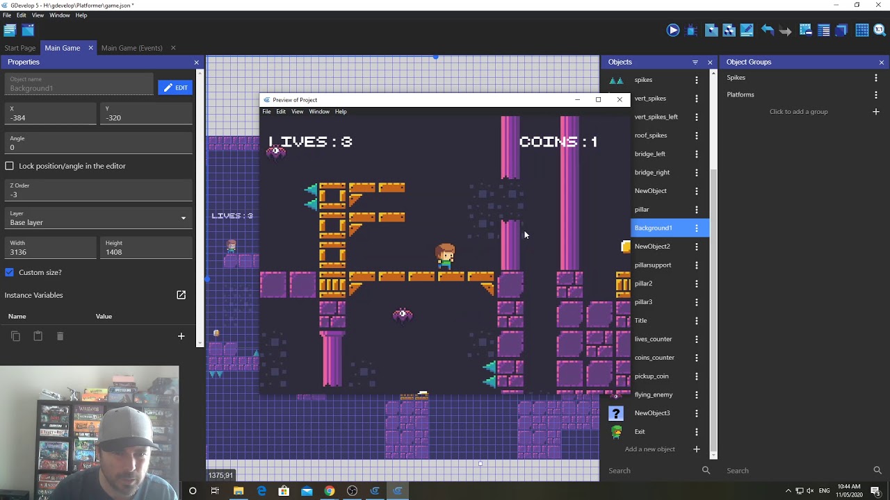 Year 10 GDevelop Finishing Level - YouTube