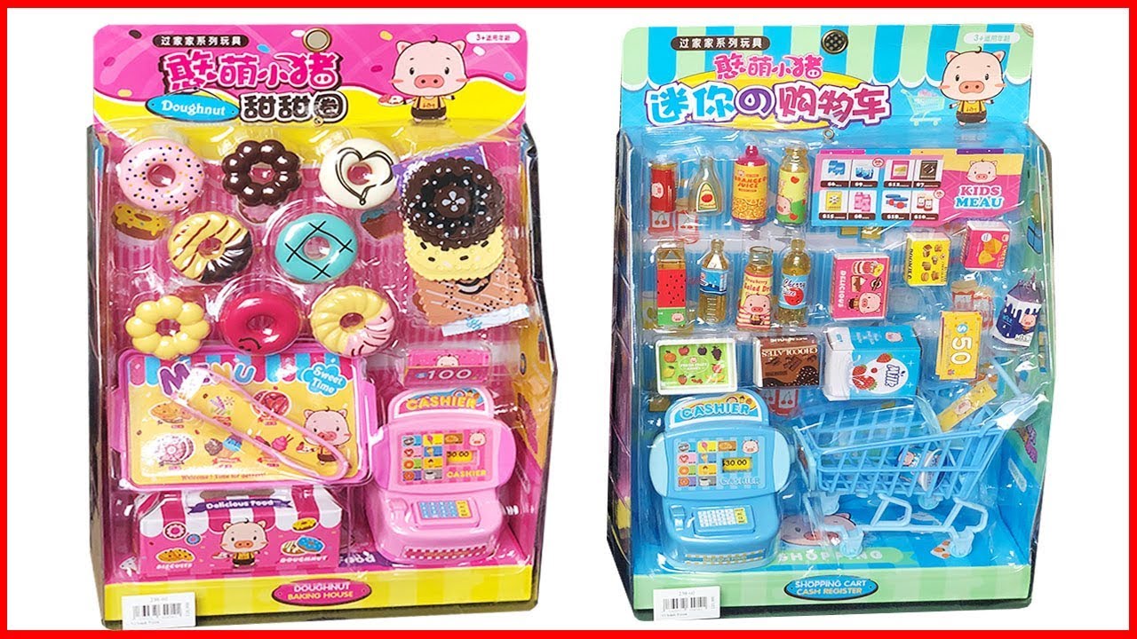 ĐỒ CHƠI SIÊU THỊ MINI CHO BÉ - ĐỒ CHƠI NẤU ĂN - Cooking toys for kis ...