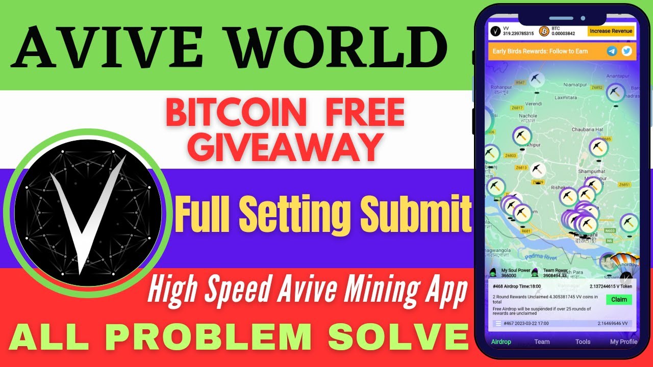 Avive Mining App All Setup Tutorial || Avive World Mining Speed || Satoshi Core Avive Network ...