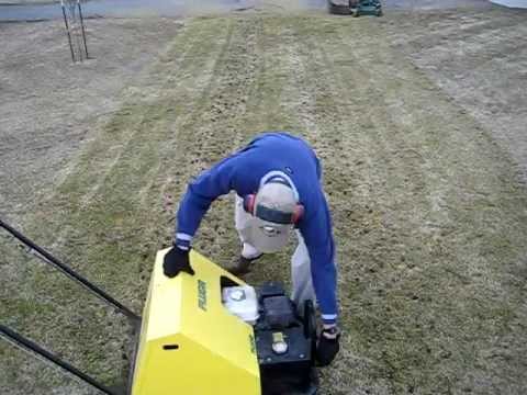 Plugr 850® vs. Lawn Solutions® 21 Core Aerator time lapse - YouTube