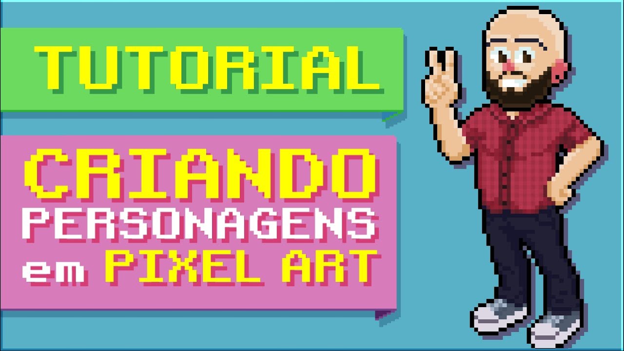 Personagem De Pixel Art Personagem De Desenho Animado De Pixel Art