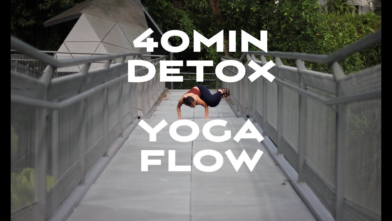 40MIN DETOX YOGA FLOW (OPEN LEVEL) - YouTube