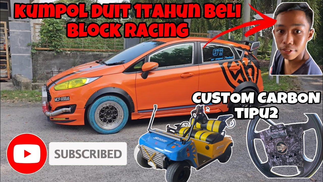 custom carbon, budak sekolah 1 tahun kumpol duit beli barang racing ...