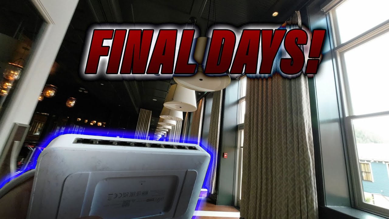 FINAL DAYS! Last few days of closure, hotel opens soon! - YouTube