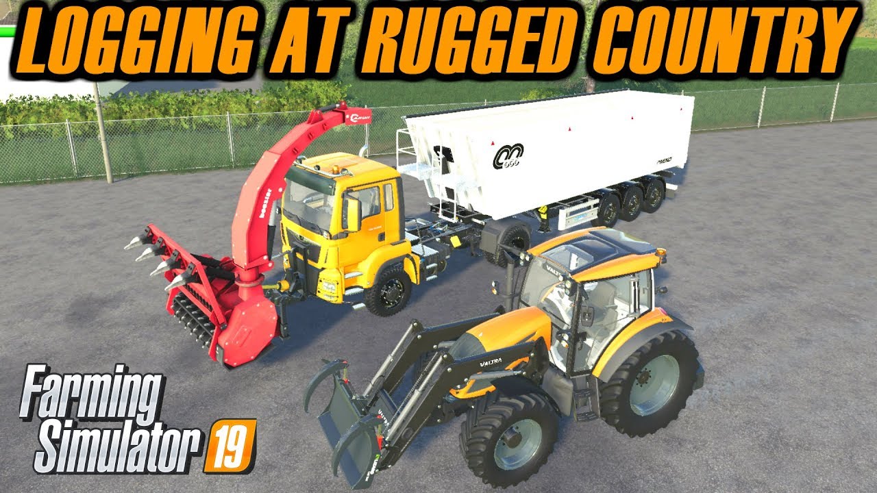 Logging At Rugged Country Map Farming Simulator 19 Mod Video Review ...