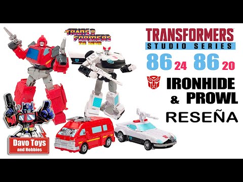 Transformers SS 86 IRONHIDE & PROWL - RESEÑA - YouTube