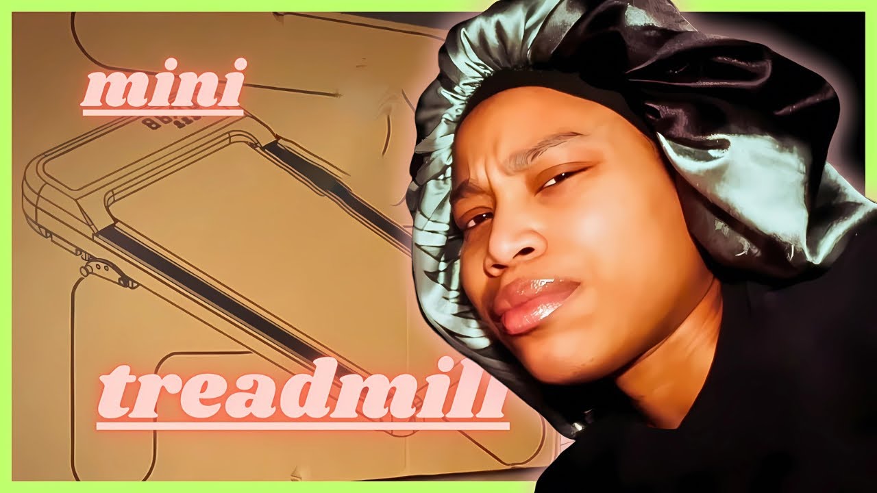 mini (desk) treadmill unboxing 💝 - Rhythm Fun - YouTube
