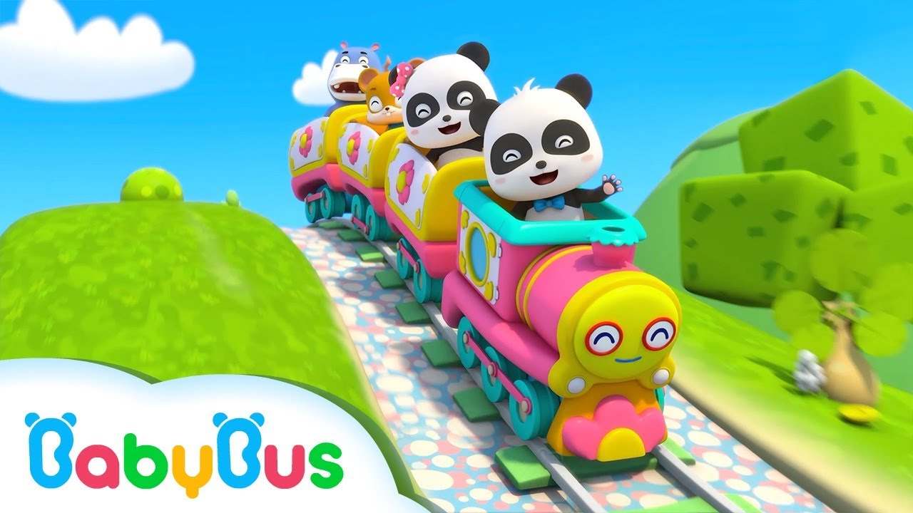 Las Ruedas del Pequeño Tren | Canción Infantil | 3D Video para Niños ...