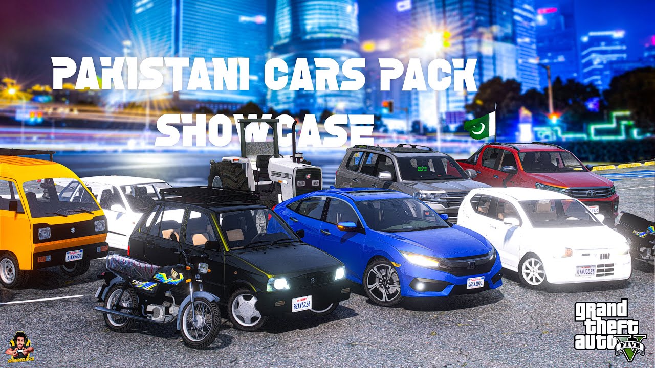 GTA 5 PAKISTANI CARS PACK | Cinematic Cars SHOWCASE | Rockstar Editor ...