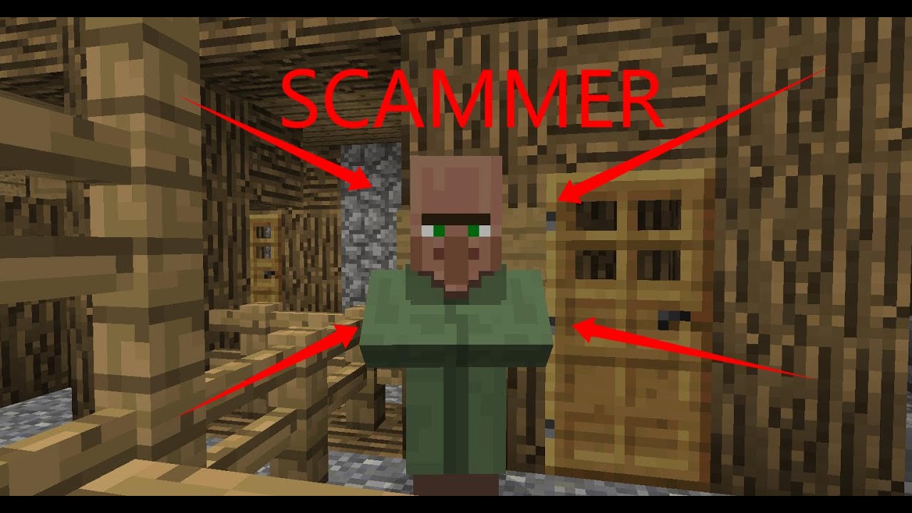 VILLAGER IN OLD MINECRAFT IS A SCAM - YouTube