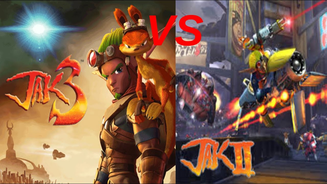 Jak II VS Jak 3 Map Comparison - YouTube