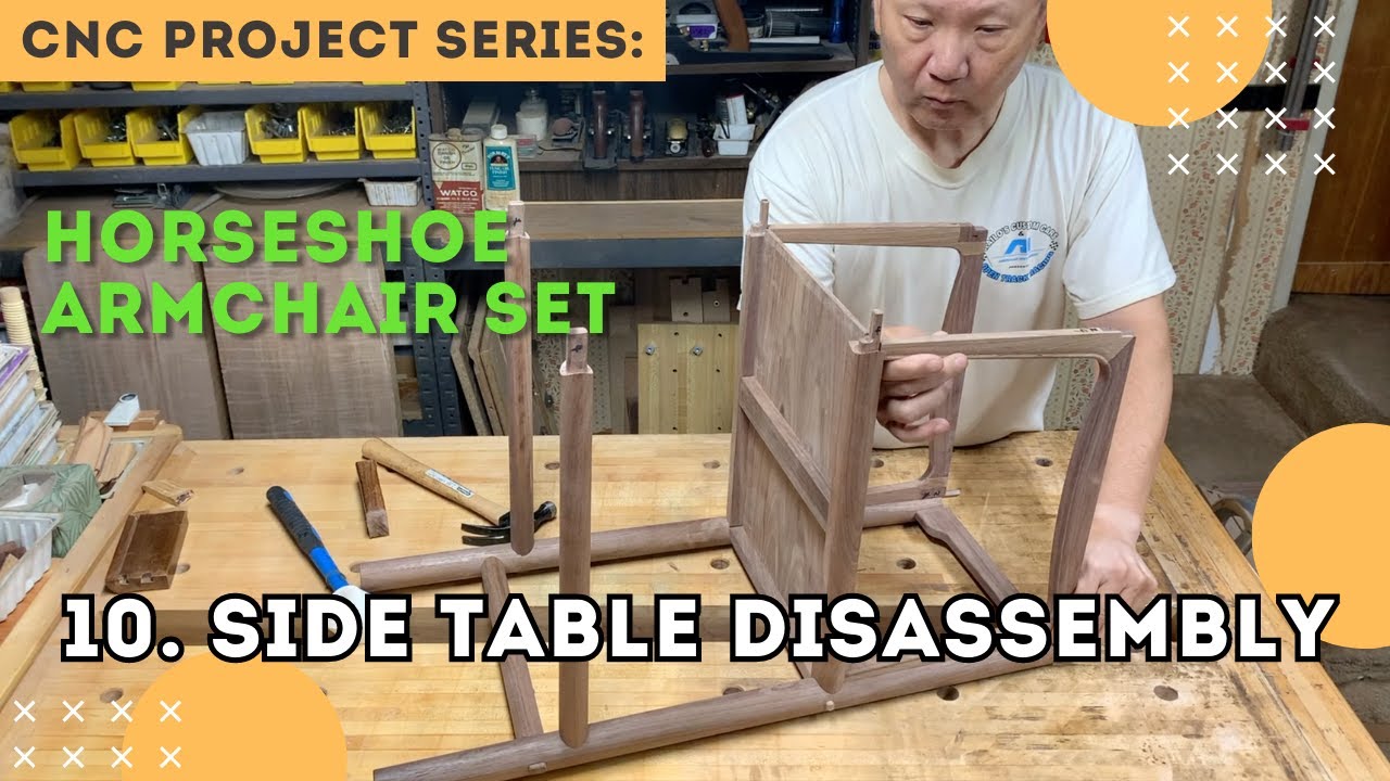 10. Side Table Disassembly - Why No-Screw-No-Glue, Interlocking Joinery ...