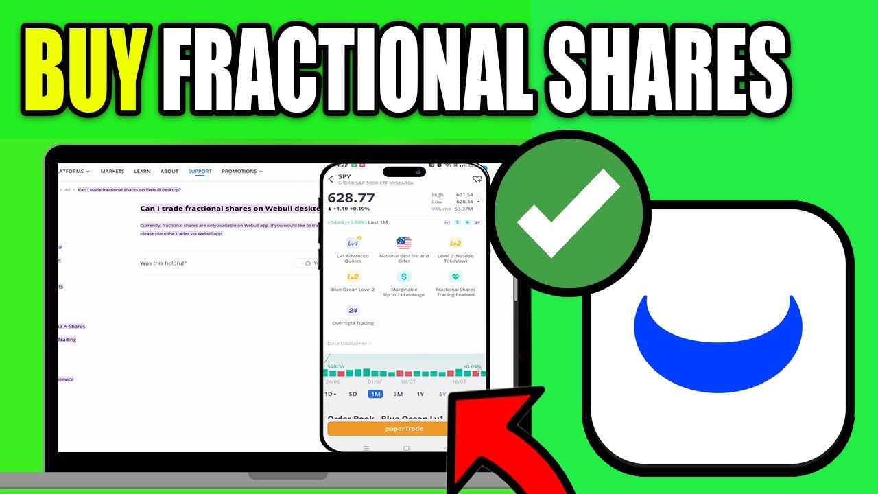 How To Buy Fractional Shares On Webull Desktop - Best Method - YouTube