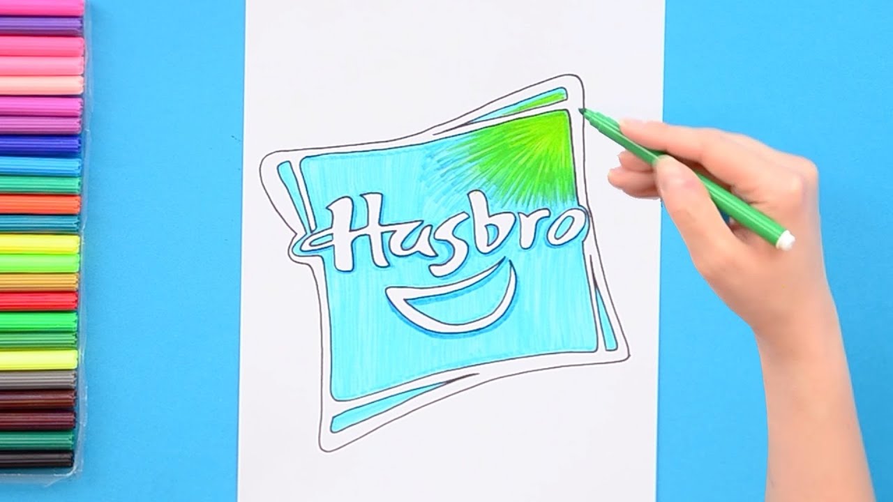 How to draw Hasbro Logo - YouTube