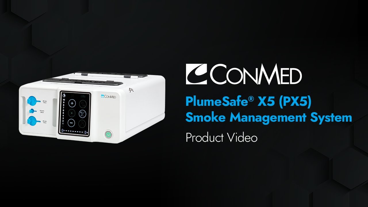 PlumeSafe® X5™ Smoke Management System - CONMED Product Video - YouTube