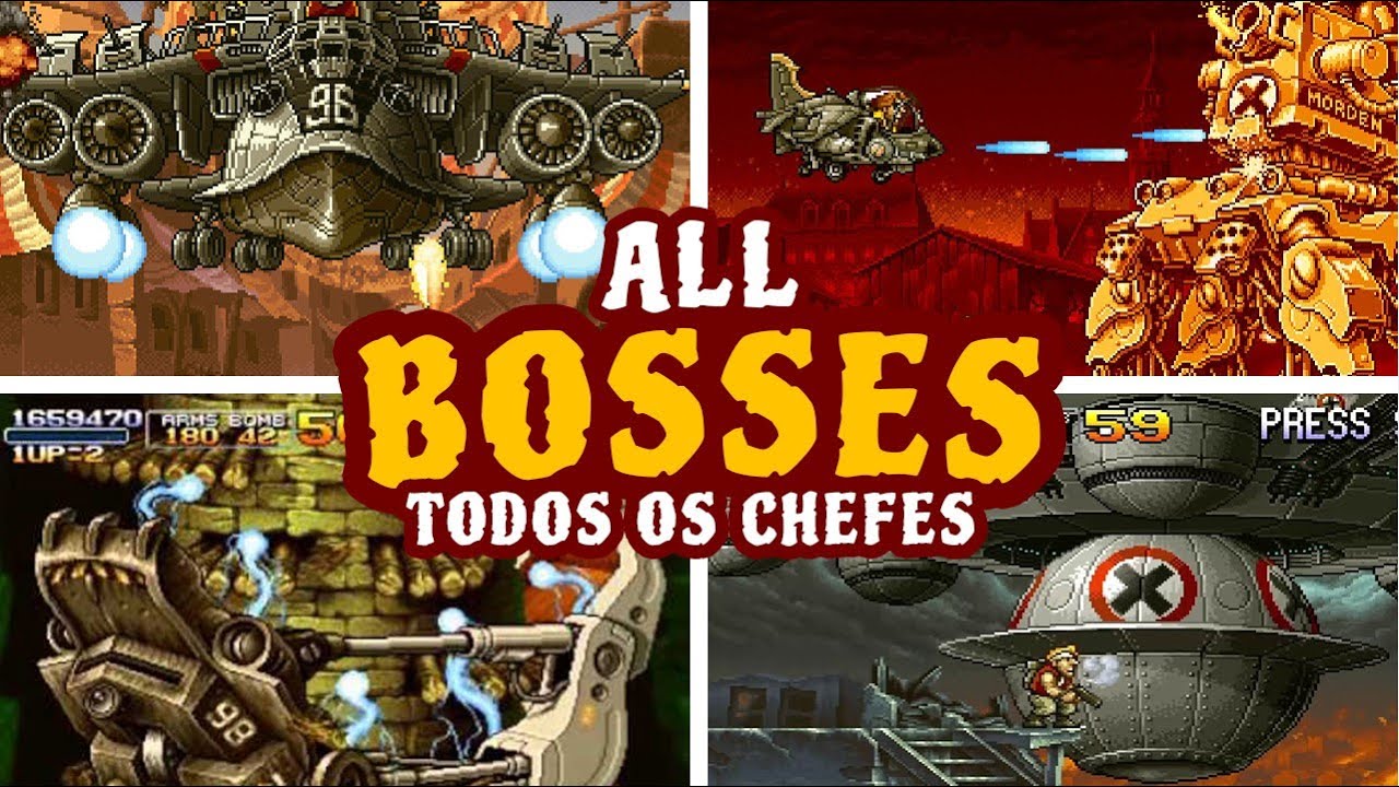 Metal Slug 2 - All Bosses (Todos os Chefes) - YouTube