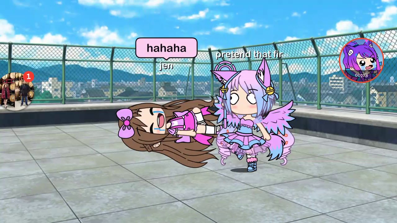 pat jen funny momments gacha life! - YouTube