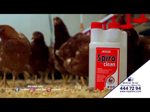Hayvanlarda mevsim değişikliklerinde kullanılan SPIRO CLEAN / Royal İlaç