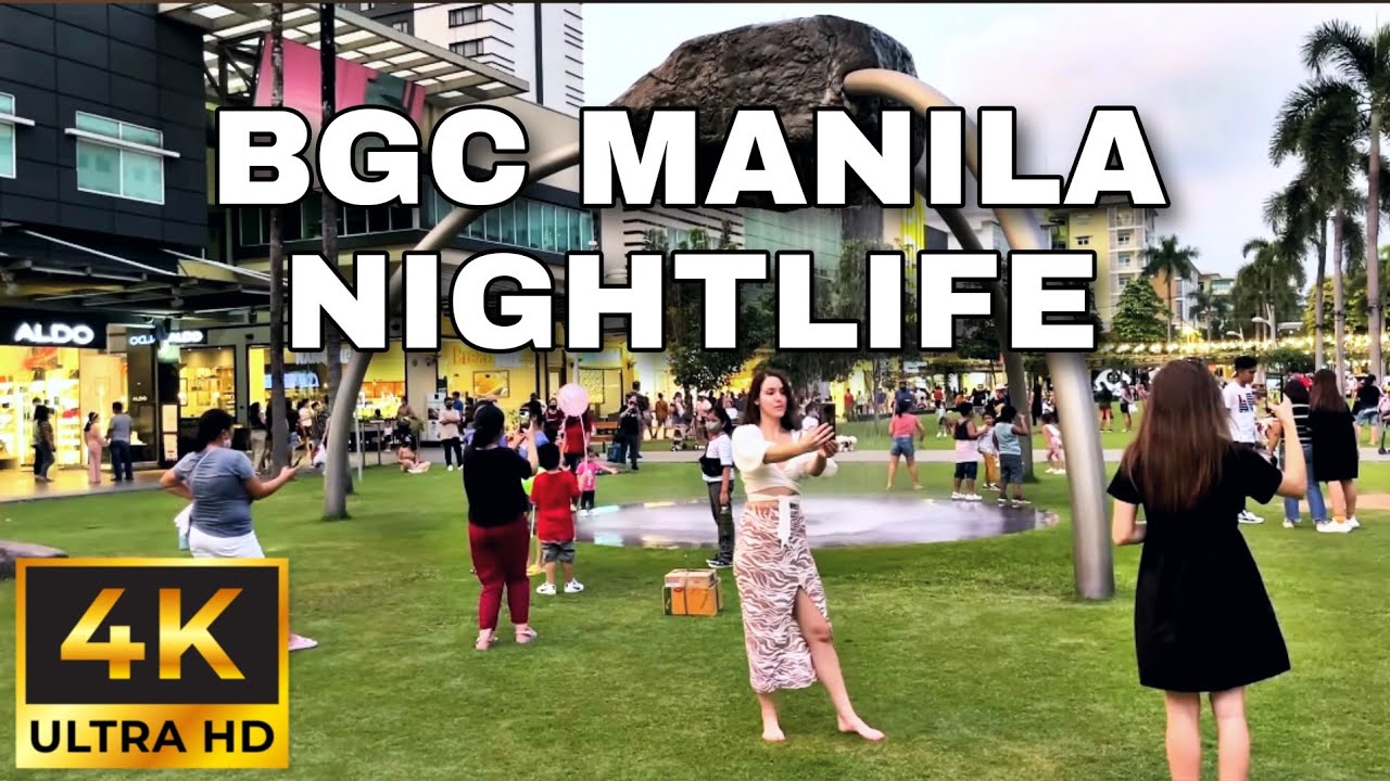 Amazing BGC Manila Nightlife Taguig philippines | Walking Tour - YouTube
