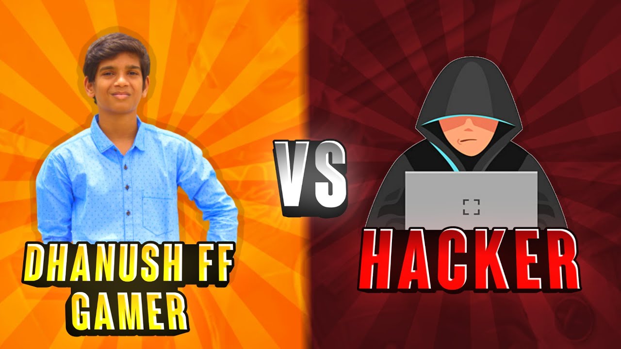 👑🥰 1 VS 1 😍, Dhanush FF Gamer vs Hacker😍 in Telugu| Dhanush FF Gamer ...