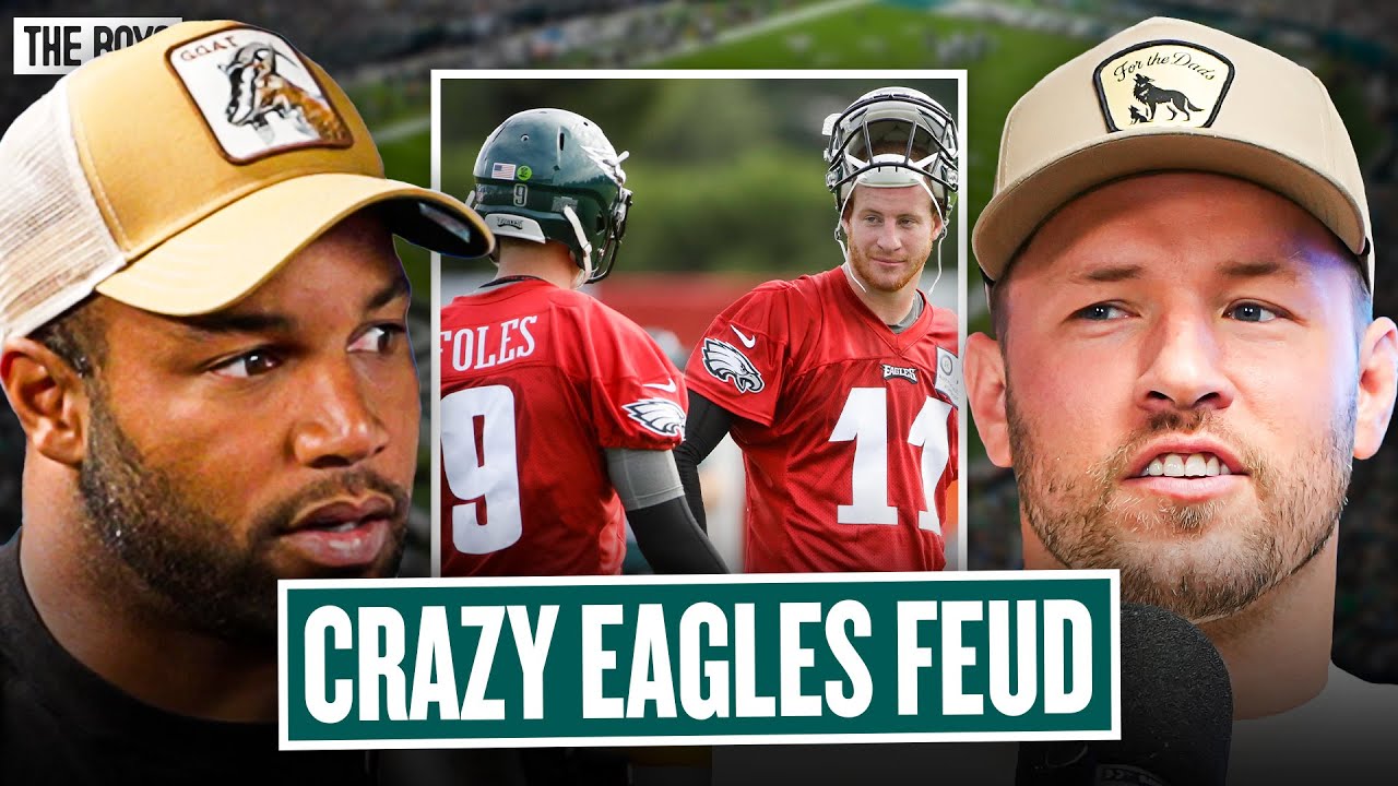 Golden Tate tells CRAZY Details Of Carson Wentz & Nick Foles FEUD In ...