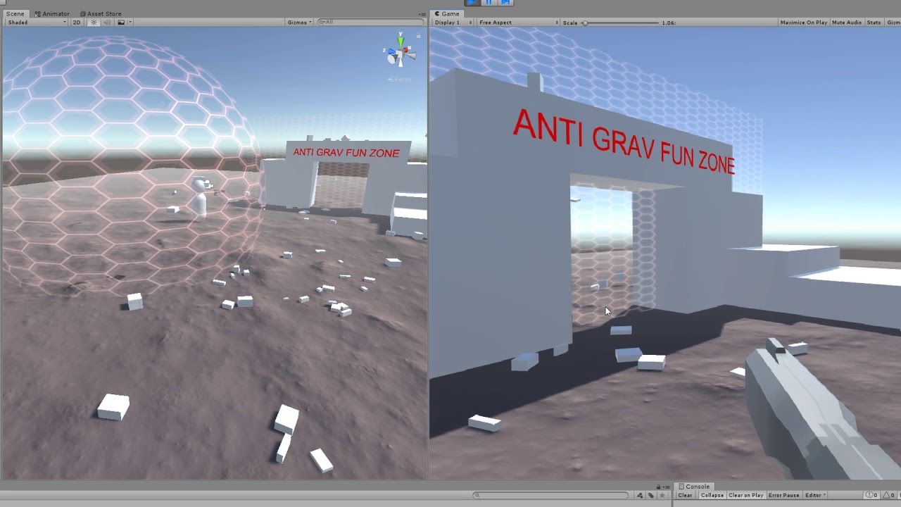 FPS with Gravity Fields - UNITY PROTOTYPE - YouTube