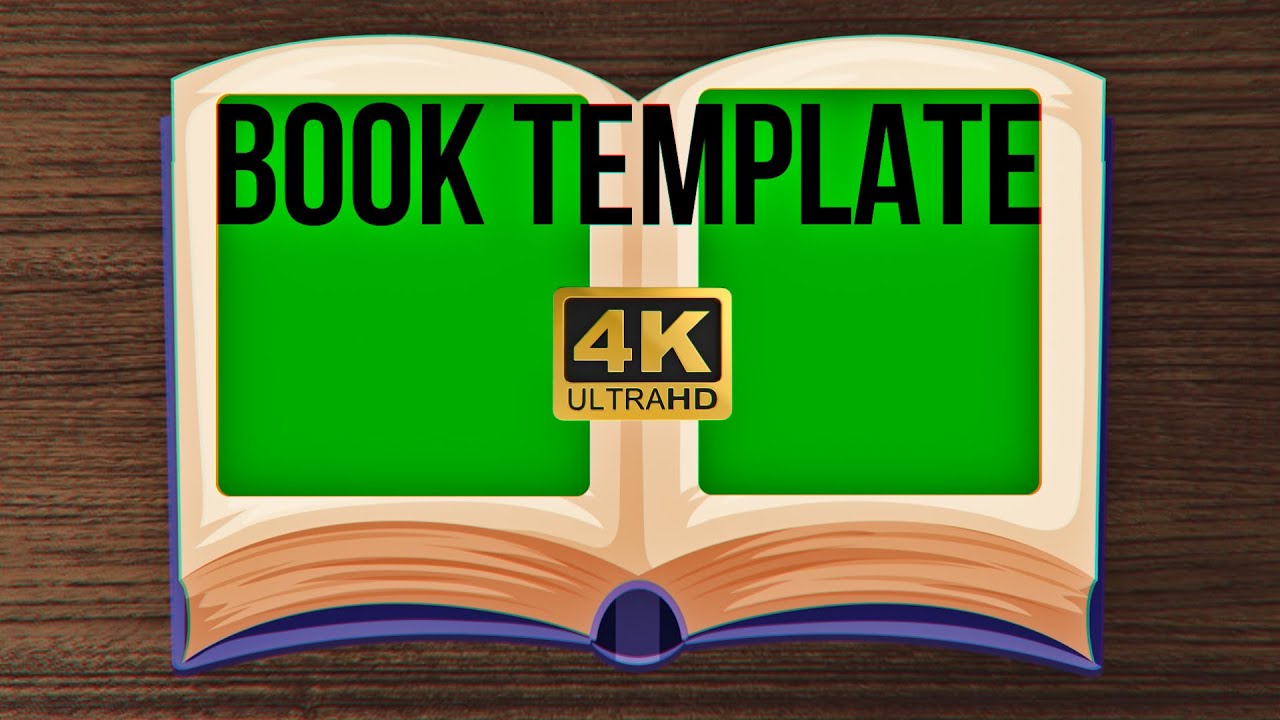 Book Green Screen Template 4K Free Download - YouTube