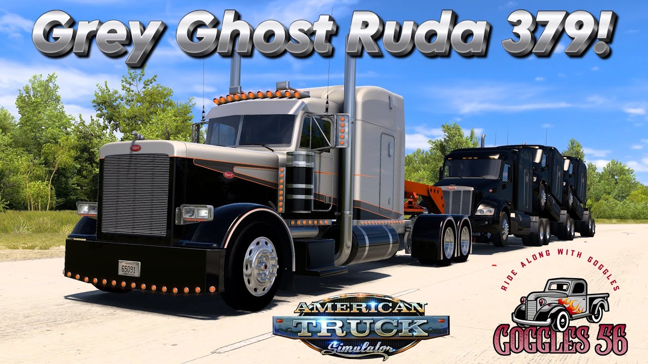 ATS | Grey Ghost Ruda 379 | Peterbilt Truck Delivery - YouTube
