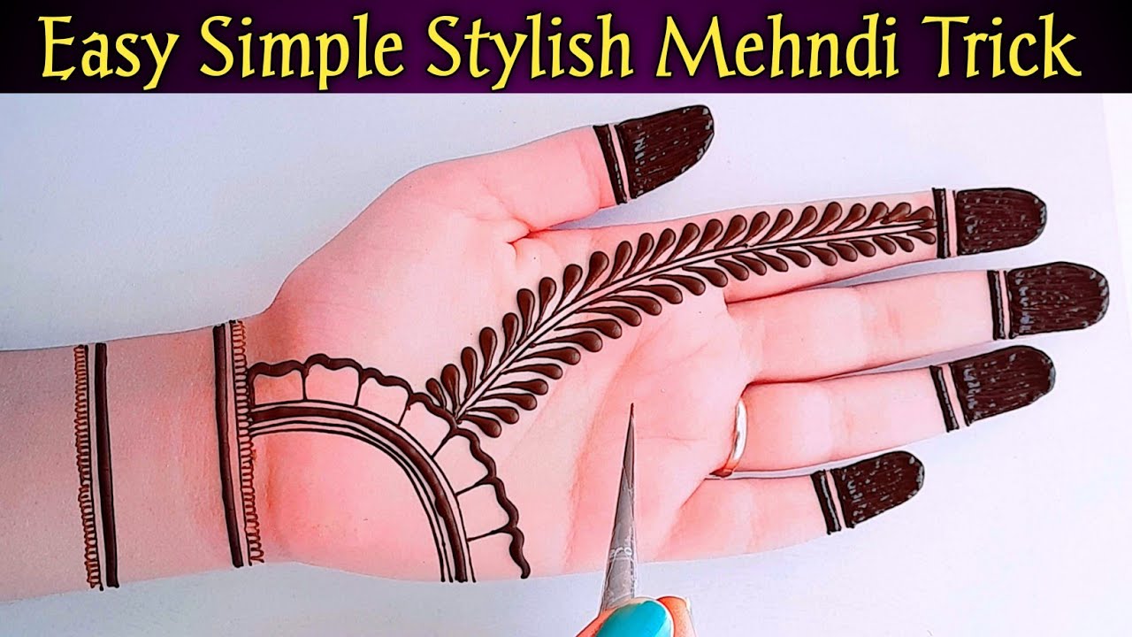😱🔥 Easy top Simple mehndi design_ Stylish Mehandi Design for Hand ...
