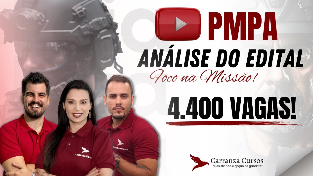 PMPA - Análise do Edital - Polícia Militar do Pará (PMPA) - YouTube