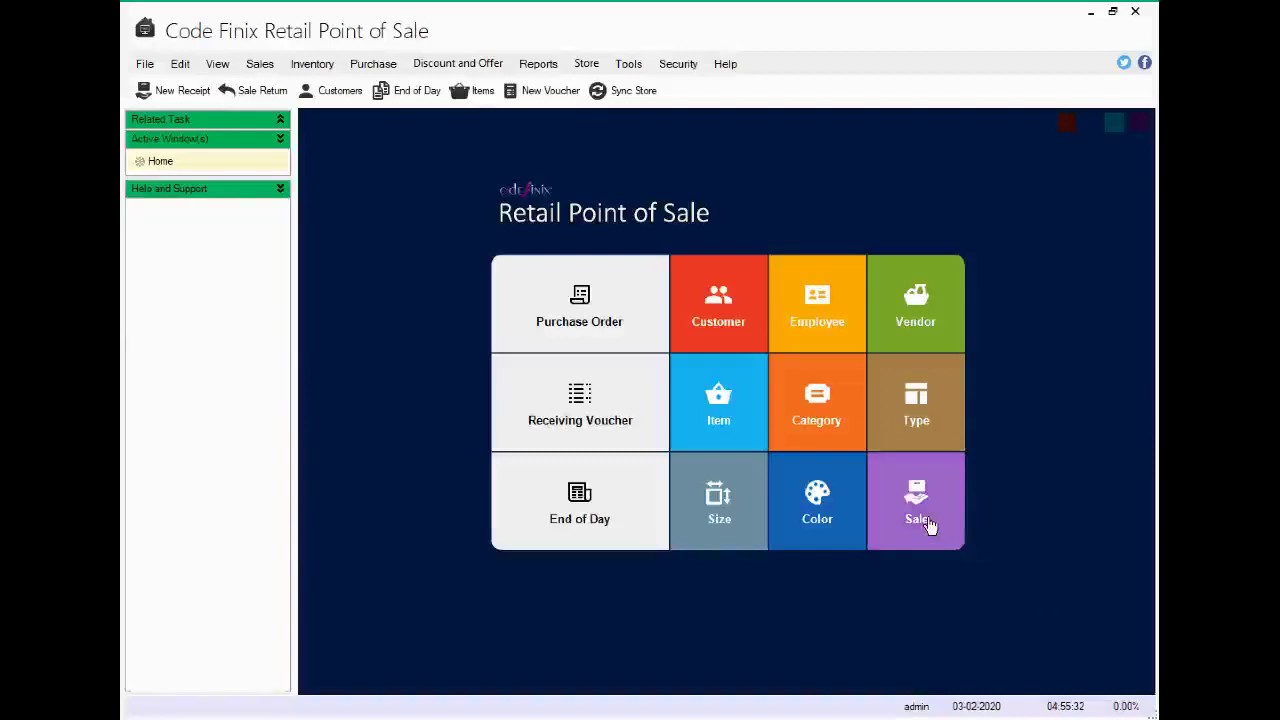 Windows: How to sell items in Code Finix POS Retail - YouTube