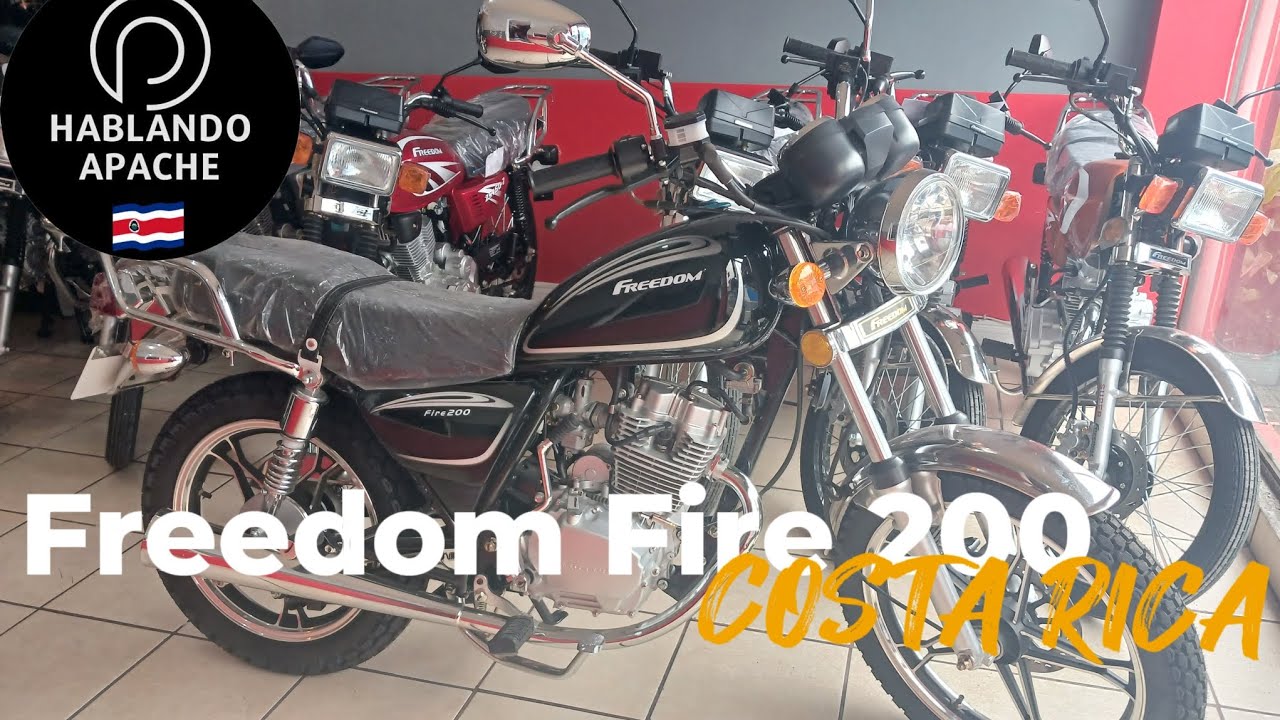 Freedom Fire 200 ficha técnica,precio Costa Rica - YouTube