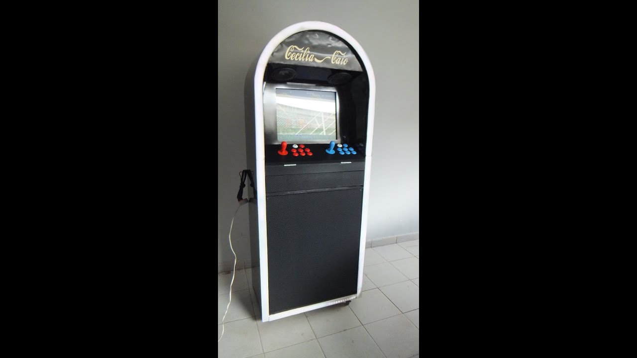 Transforming an old music machine into an arcade - Transformando uma ...