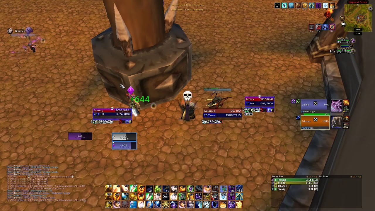 [WoW TBC] Disc priest/lock arena 2s - YouTube