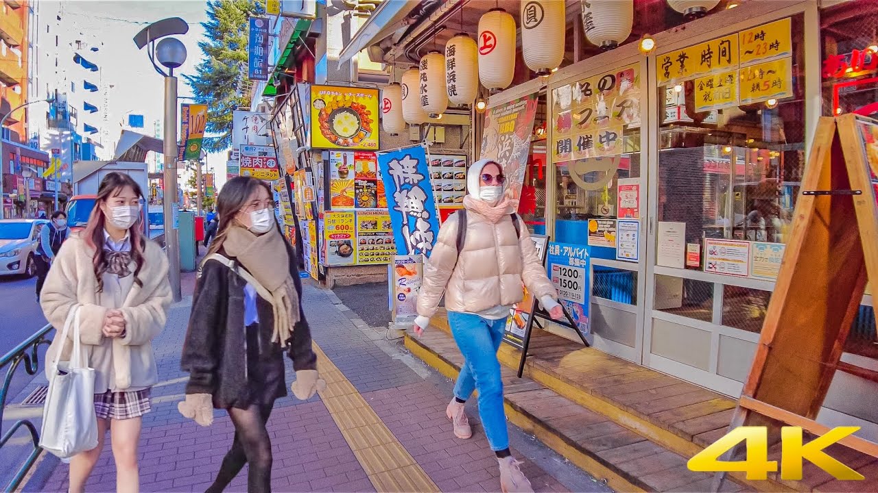 【4K】Walking around Japan's Well-known Korea Town in Tokyo - YouTube