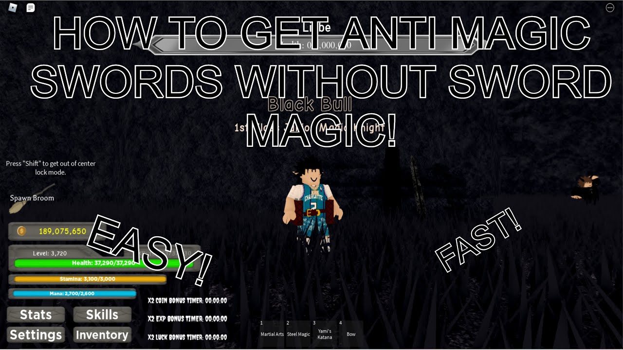 How to get Anti Magic Swords Without Sword Magic! (EASY!) | Black ...