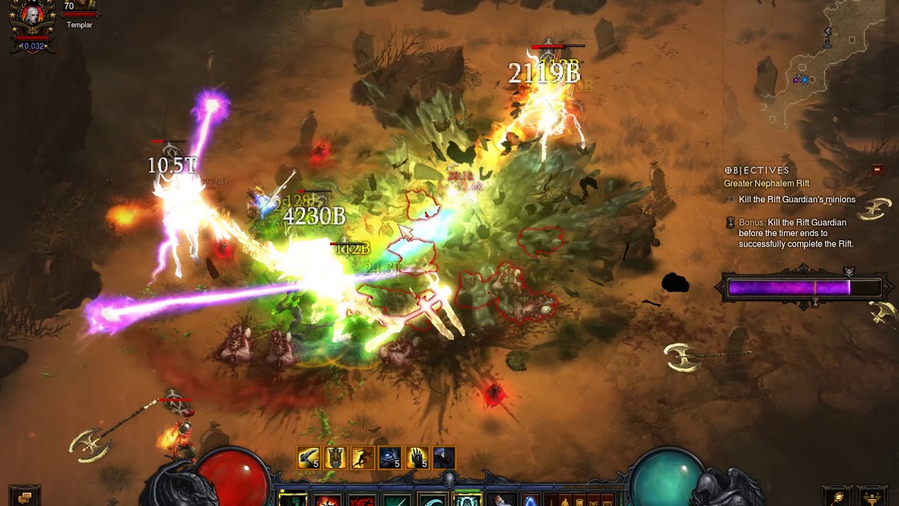 [Diablo 3] PTR 2.6.9 GR 140 Necromancer LOD Corpse Explosion - YouTube