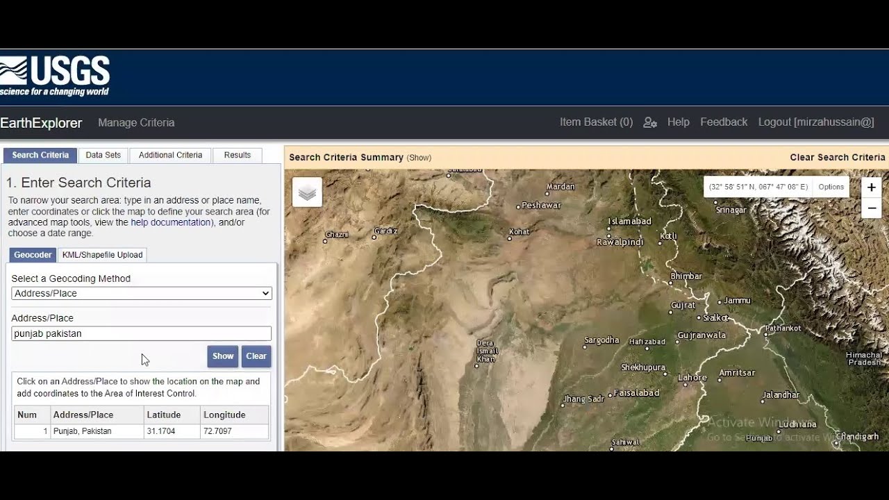 How to download LANDSAT Data from USGS Website | Landsat 8 | - YouTube